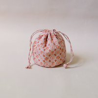 Quilted Jewelry Pouch Spring Bloom Orange – Holliday