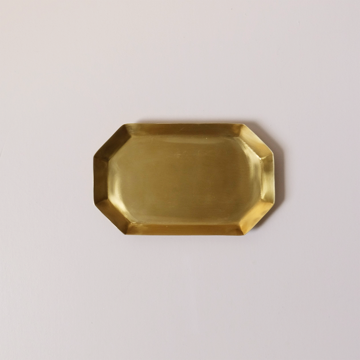 Brass Long Octagon Plate Large – Holliday