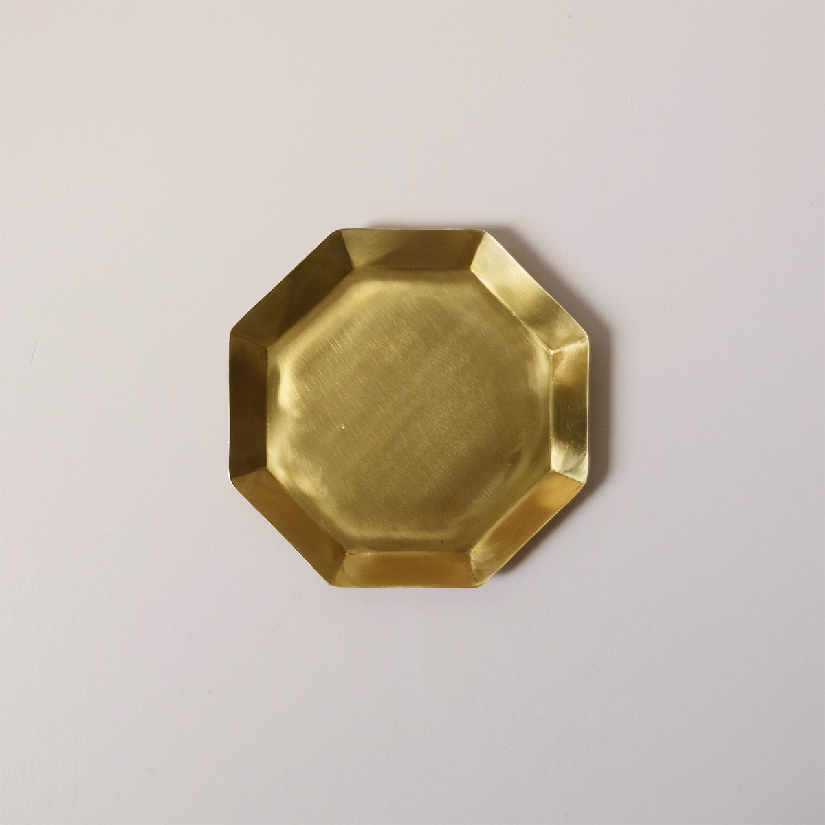 Brass Octagon Plate Large – Holliday