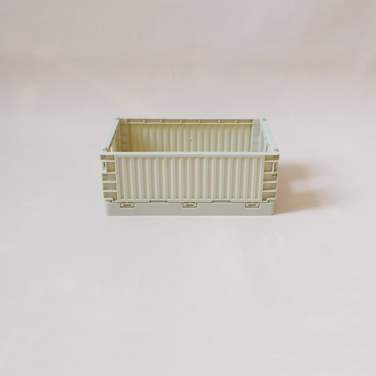 Foldable Store Crate Small, Stone – Holliday