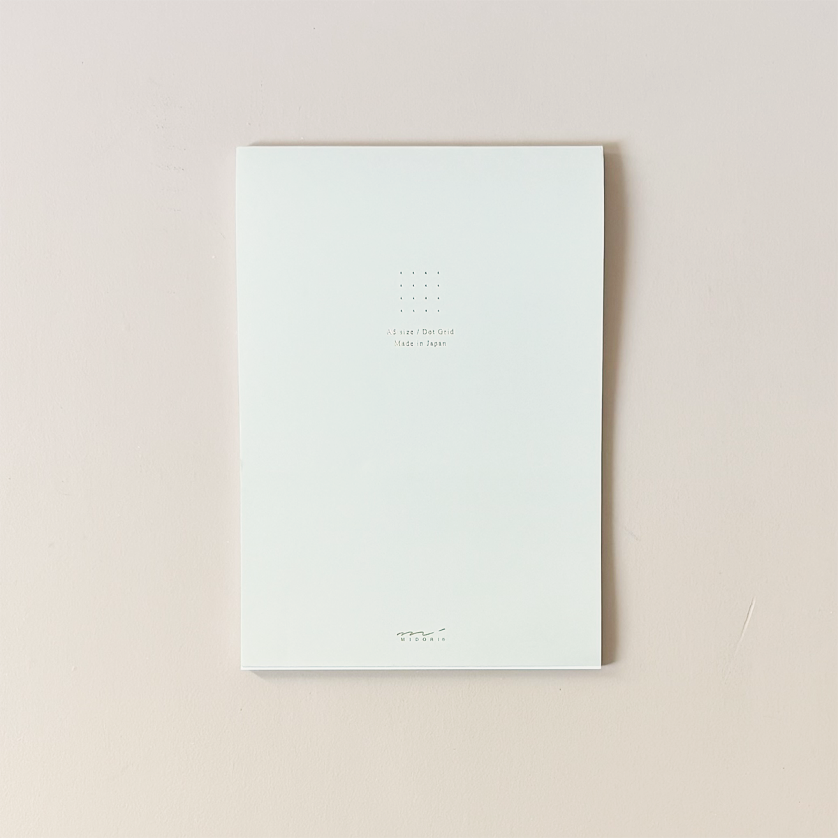 Soft Color Notepad Dot Grid White – Holliday
