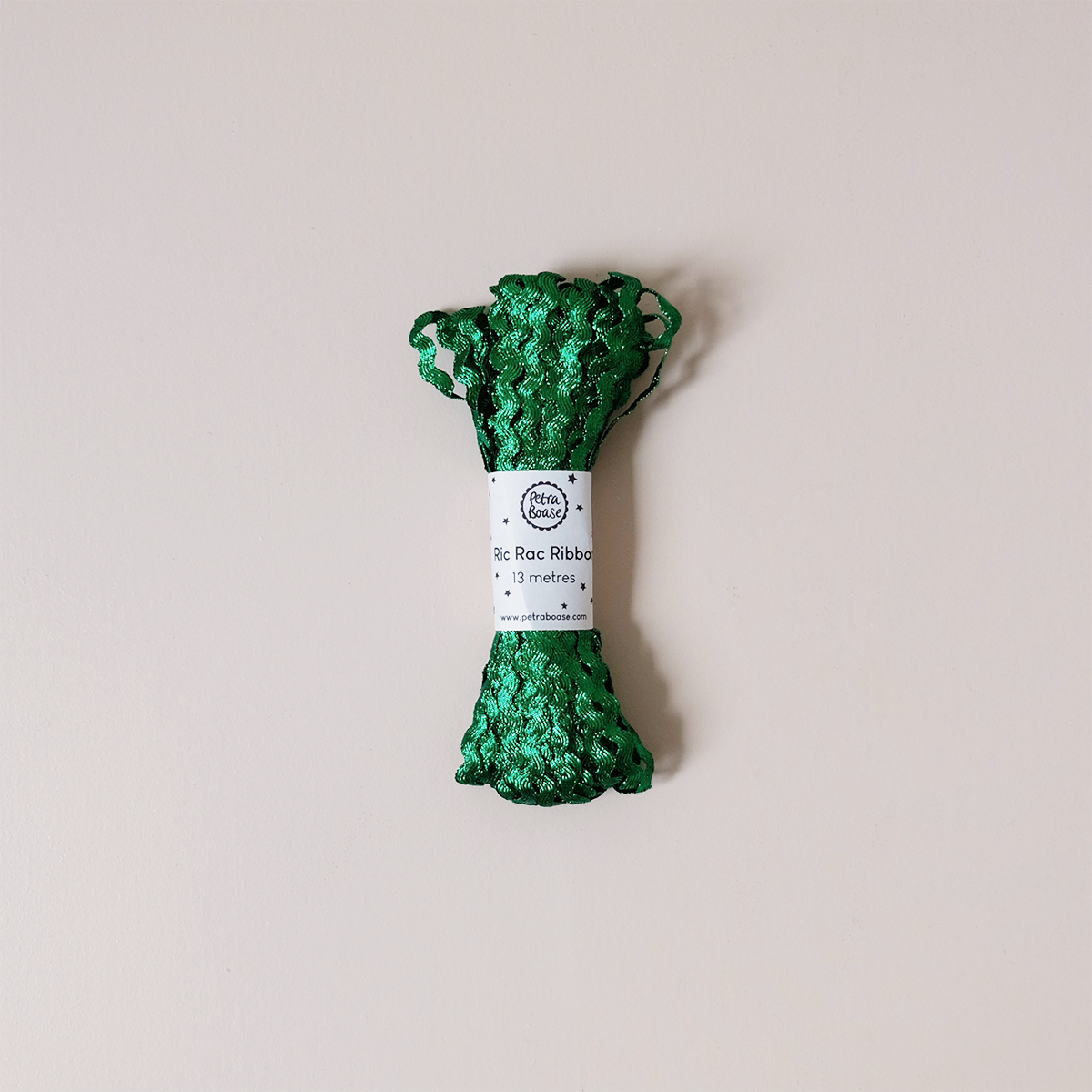 Metallic Ric Rac Ribbon Emerald Green – Holliday