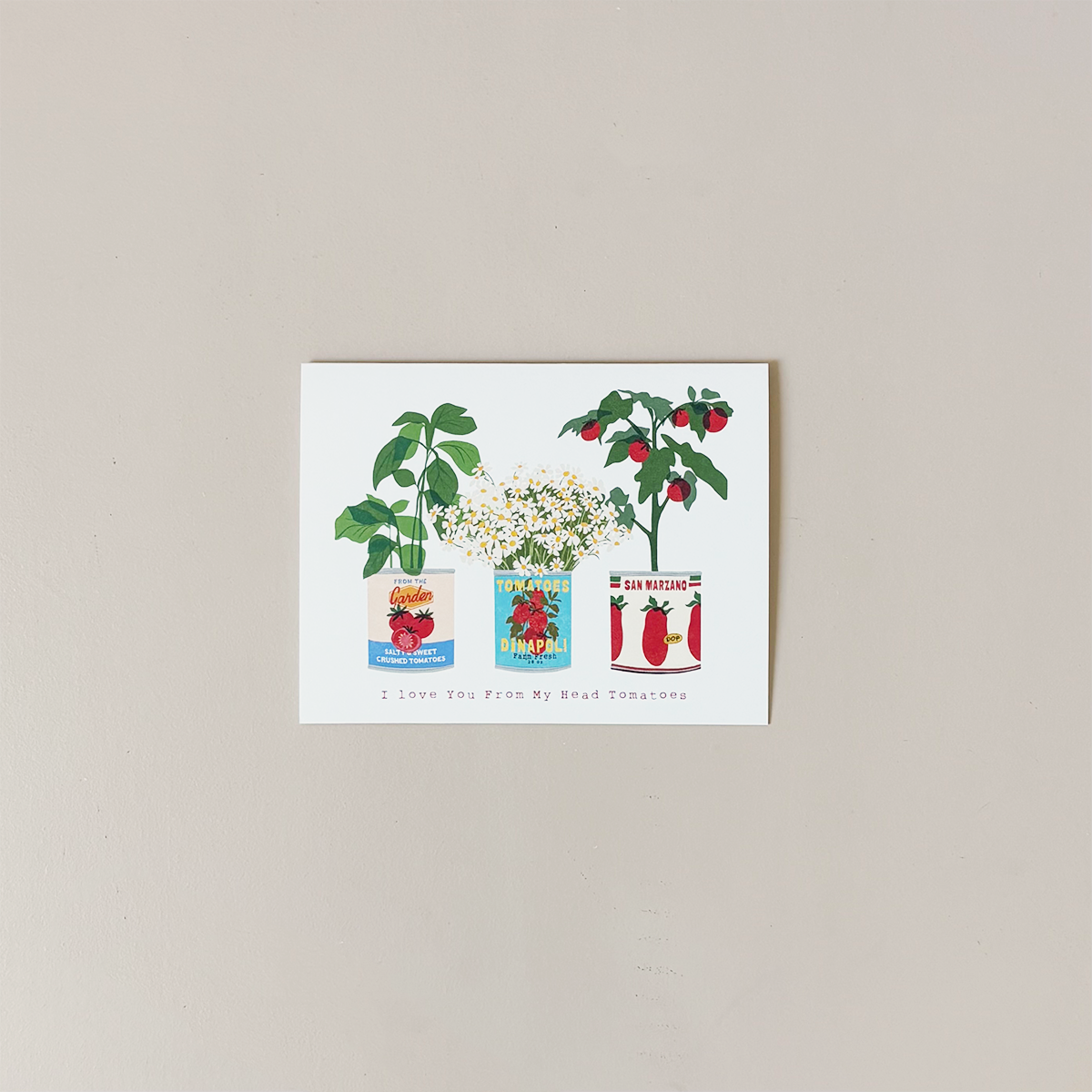 Tomato Plant Love Note Card – Holliday