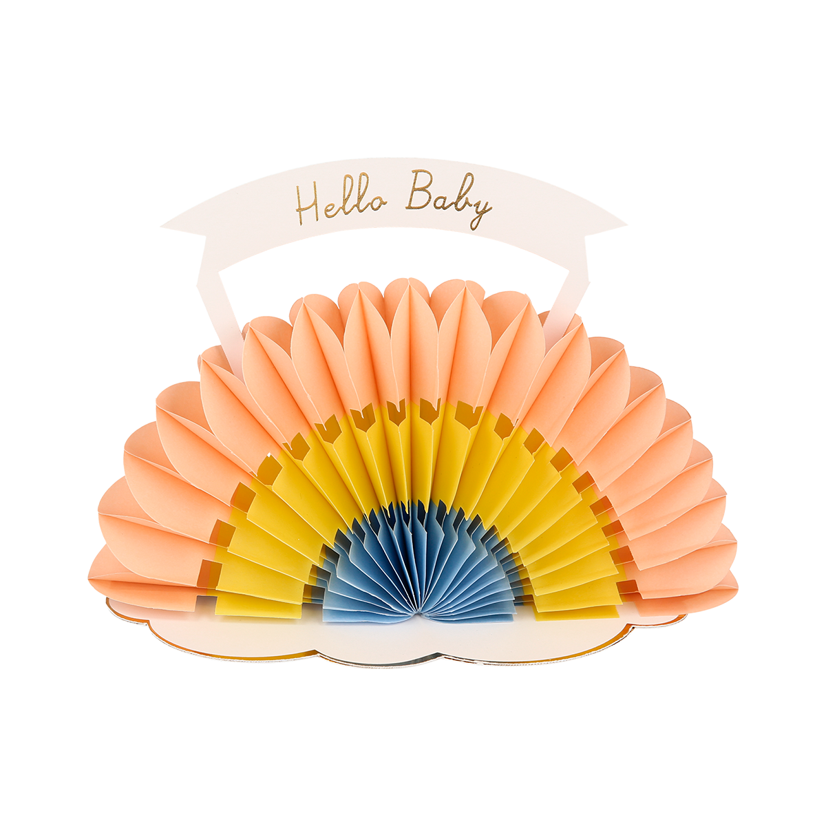 Honeycomb Rainbow Baby Note Card – Holliday